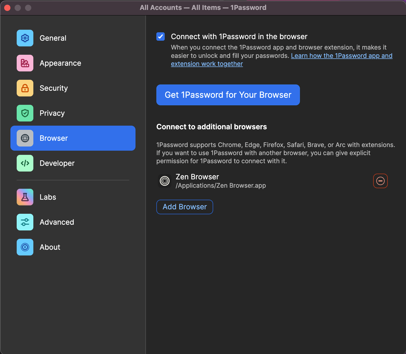 Migrating from Arc to Zen
